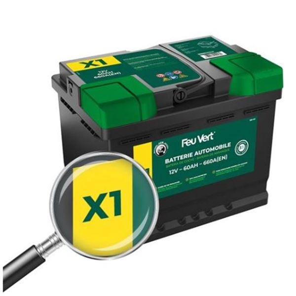 Baterías de 60ah y 69ah para tu coche | Feu Vert