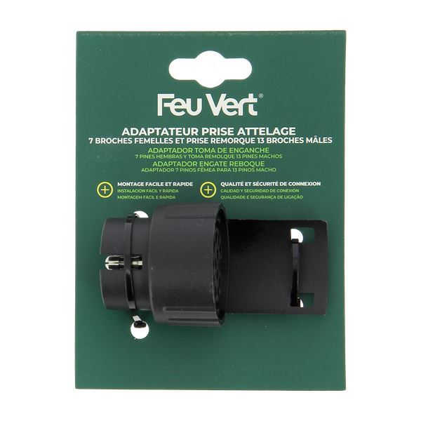 Adaptador de enganche de 7 patillas a 13 patillas Feu Vert - Feu Vert