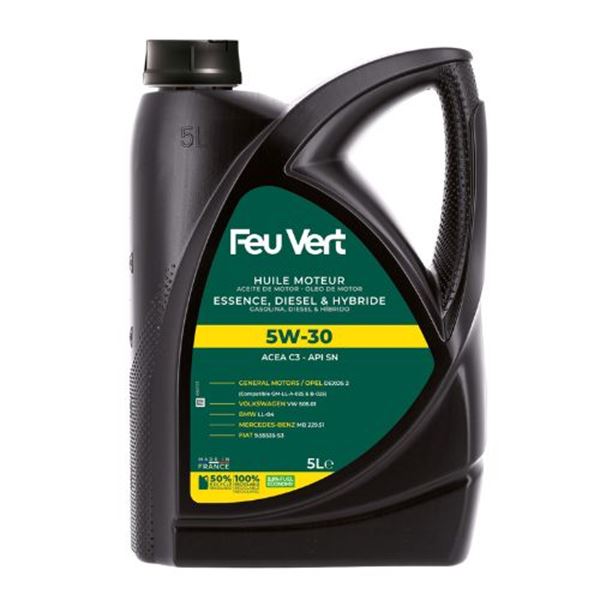 Aceite Feu Vert 5W30 Dexos2 C3 C3 5L - Feu Vert