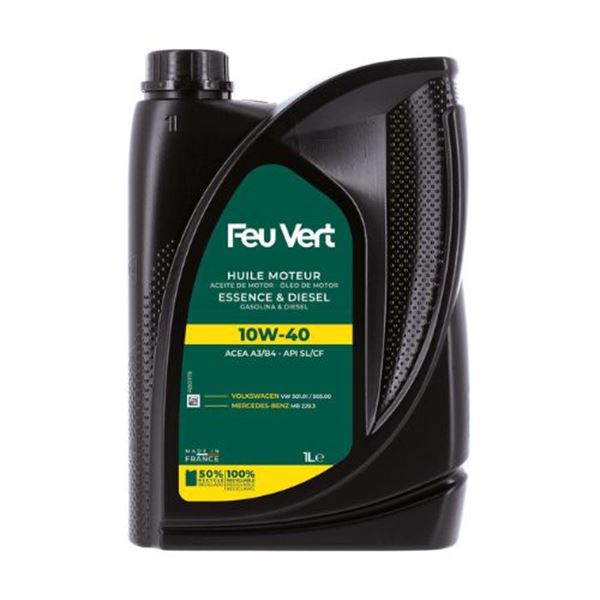 Aceite Feu Vert 10W40 A3 B4 1L - Feu Vert