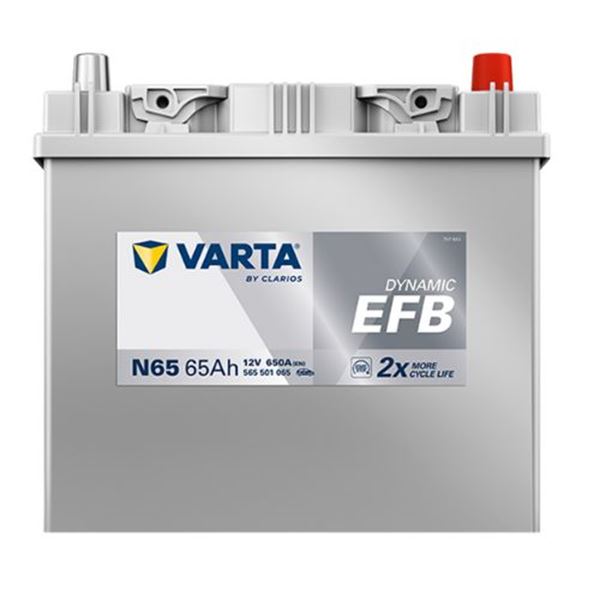Batería de coche Varta Dynamic EFB N65 65Ah 650A 12V - Feu Vert