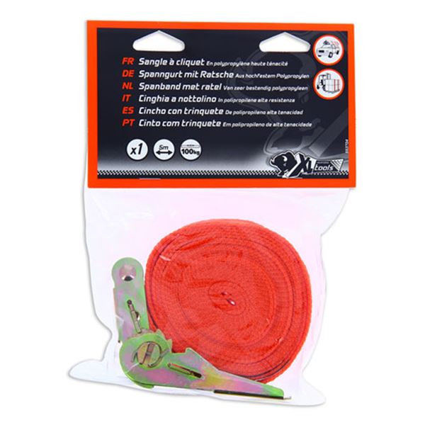 1 cincho Xlptools con trinquete en polietileno 5m - Feu Vert